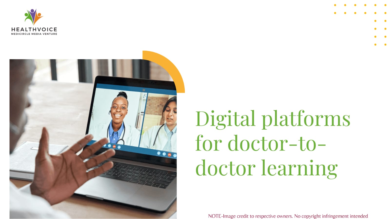Digital platforms for doctor-to-doctor learning